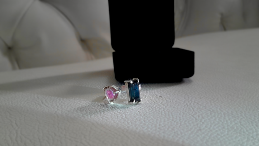 Watermelon and Indicolite Tourmaline Ring – Beech Wylde